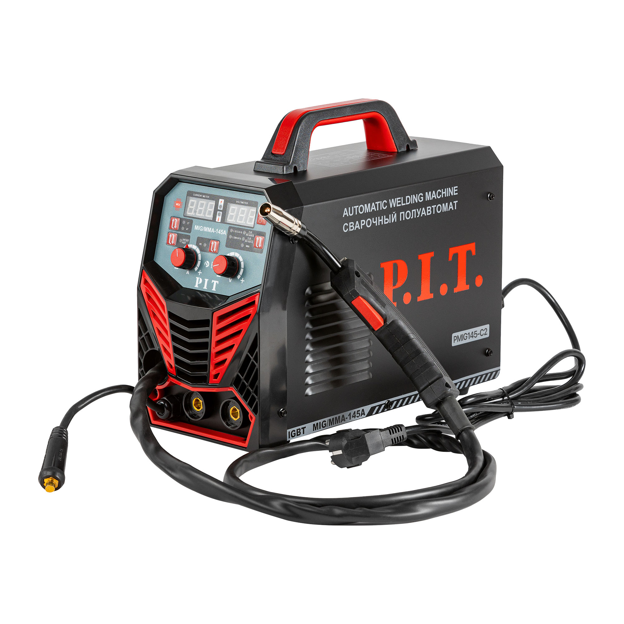 Сварочный полуавтомат инверторный P.I.T. PMIG145-С2 PIT - pittools.ru